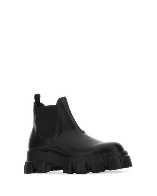 Prada Boots in Black for Men | Lyst