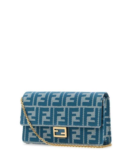 Fendi Wallets in Blue | Lyst
