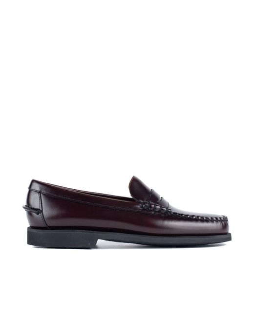 Sebago Moccasin Dan Po Burgundy in Blue | Lyst