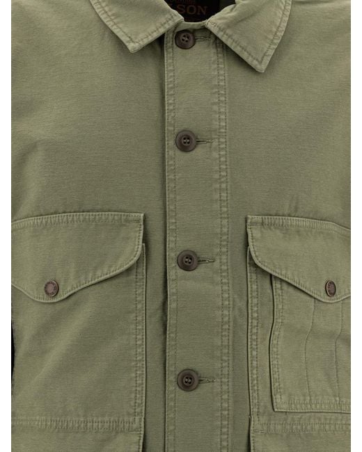 Filson Field Cruiser (Reverse Sateen) in Green for Men | Lyst
