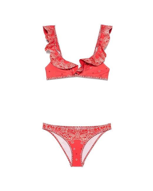 Zimmermann Beachwears in Red | Lyst