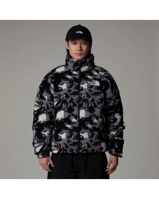 The North Face Polar Nuptse Jacket Tnf Liquid Print in Black for Men ...