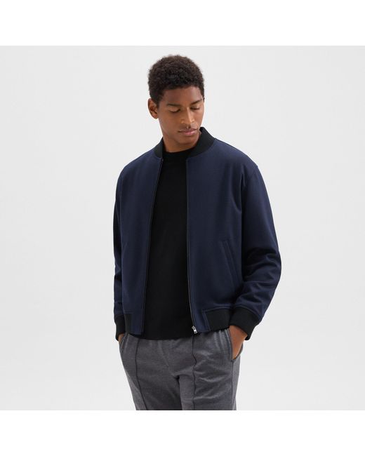 Theory Bomber Jacket in Blue for Men | Lyst