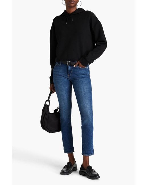 FRAME Le Garcon Boyfriend Jeans in Blue | Lyst