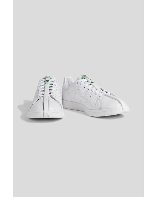adidas Split Cg Stan Smith Rubber-trimmed Leather Sneakers in White for ...