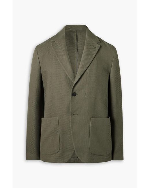MR P. Waffle-Knit Cotton Suit Jacket in Green for Men | Lyst