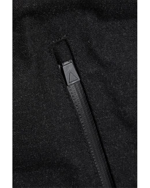 Aztech Mountain Nuke Quilted Wool-blend Twill-paneled Hooded Down Ski ...