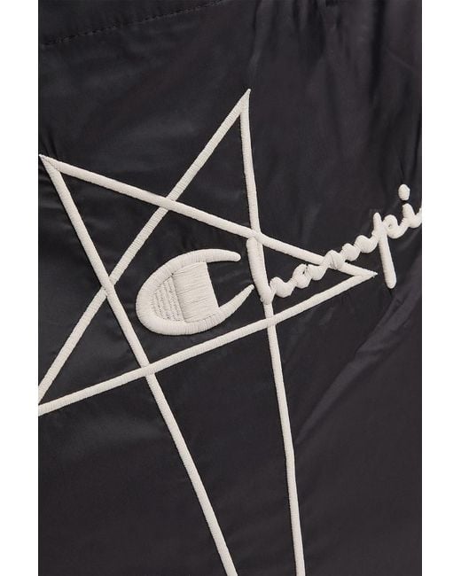 Rick Owens Embroidered Shell Tote in Black for Men | Lyst UK
