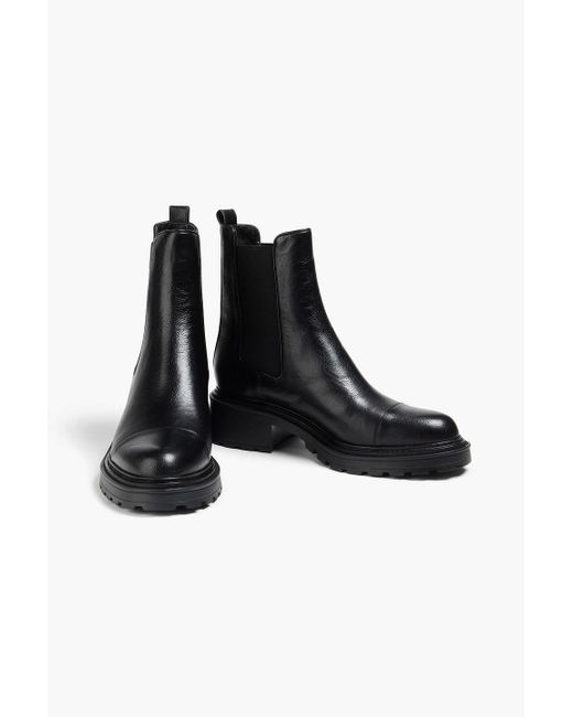 Veronica Beard Delilah Leather Chelsea Boots in Black | Lyst UK