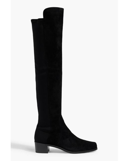 Stuart Weitzman Reserve Suede And Microstretch Over-The-Knee Boots in ...