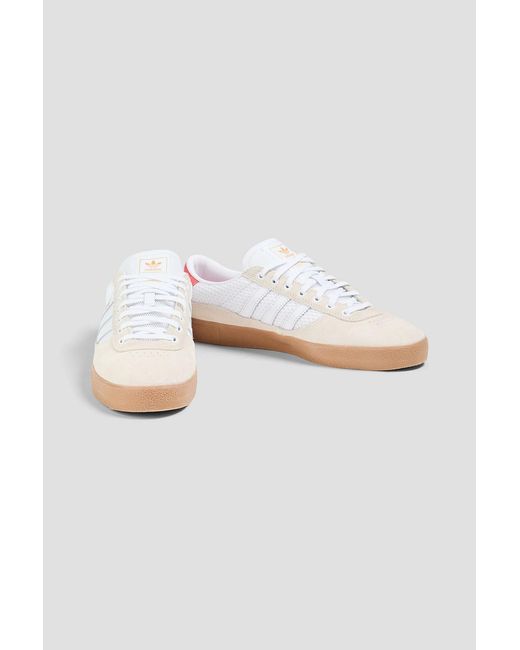adidas Originals Puig Mesh And Suede Sneakers in White for Men | Lyst UK