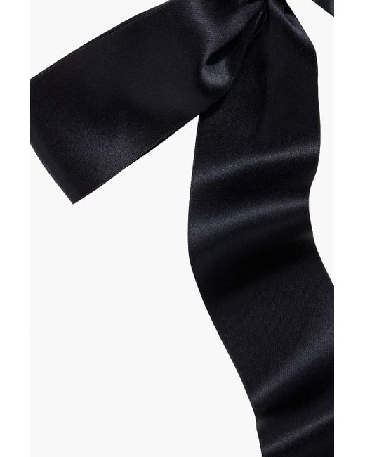 Jennifer Behr Darla Satin Bow Hair Clip in Blue | Lyst