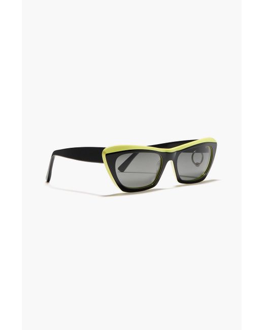 Acne Studios D-Frame Two-Tone Acetate Sunglasses in Black for Men | Lyst UK