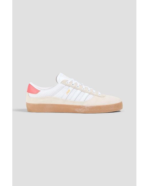 adidas Originals Puig Mesh And Suede Sneakers in White for Men | Lyst UK