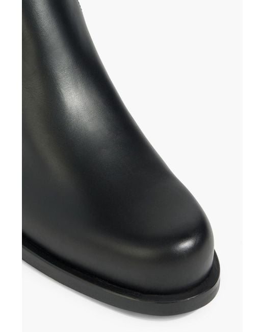 Stuart Weitzman Reserve Bold Microstretch And Leather Over-the-knee ...