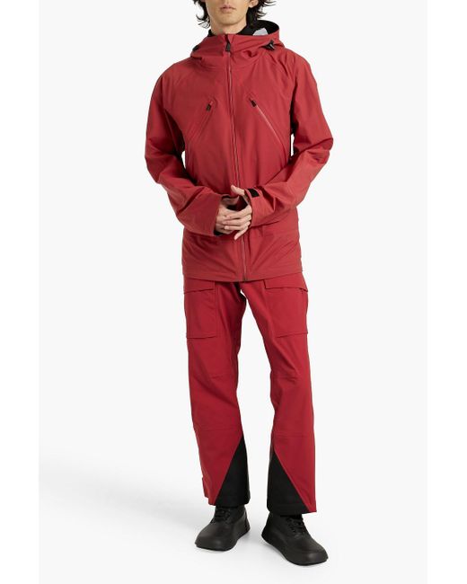 Aztech Mountain Hayden 3l Shell Hooded Ski Jacket in Red for Men | Lyst