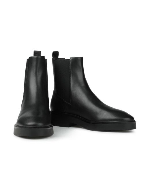 Stuart Weitzman Henley Leather Chelsea Boots in Black | Lyst UK