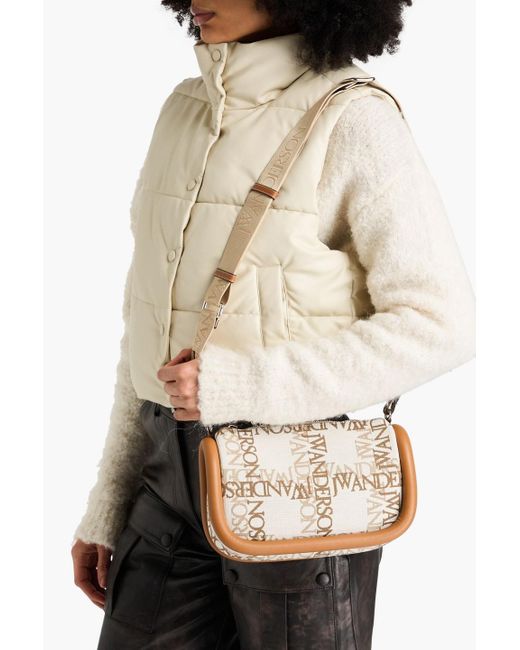JW Anderson Bumper-17 Leather-trimmed Jacquard Cross-body Bag in ...