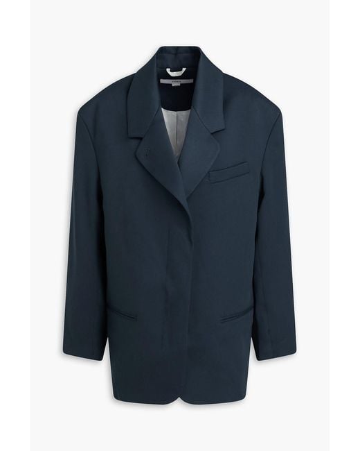 REMAIN Birger Christensen Flannel Blazer in Blue | Lyst UK