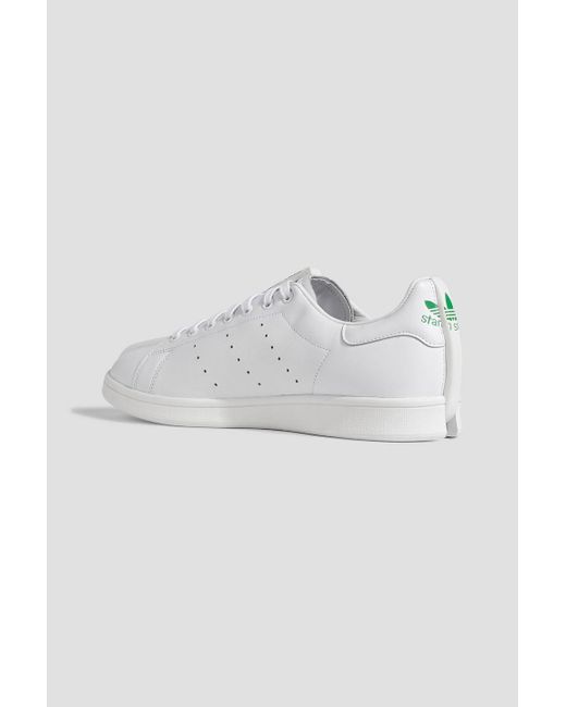 adidas Split Cg Stan Smith Rubber-trimmed Leather Sneakers in White for ...