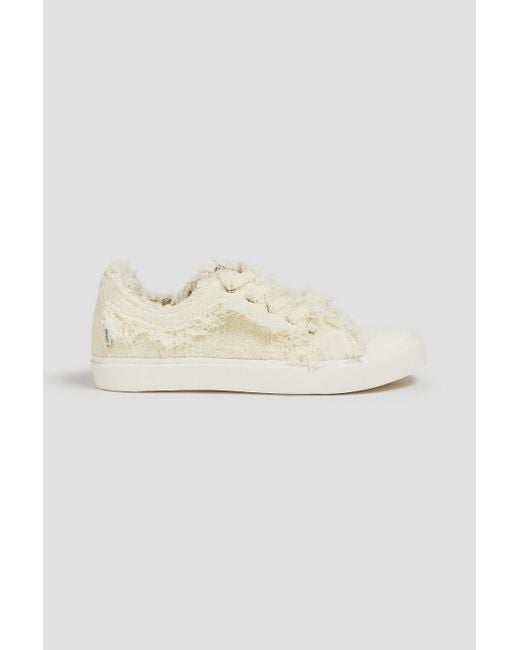 Zimmermann Fringed Terry Sneakers in White | Lyst