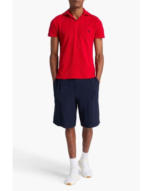 Perfect Moment Cotton-piqué Polo Shirt in Red for Men | Lyst UK