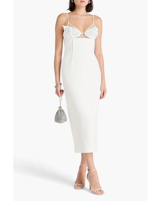 David Koma White Dress