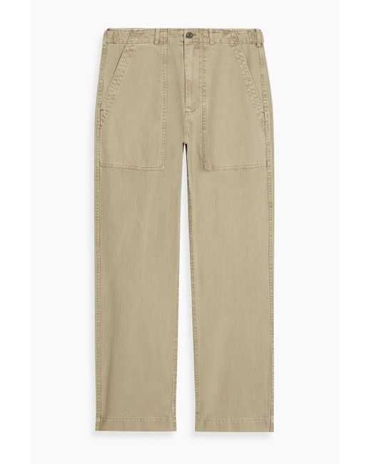 Alex Mill Field Herringbone Cotton Pants in Natural for Men | Lyst