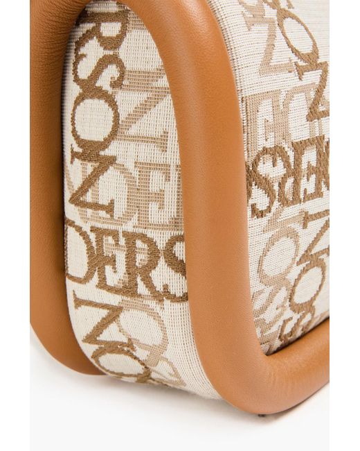 JW Anderson Bumper-17 Leather-trimmed Jacquard Cross-body Bag in ...
