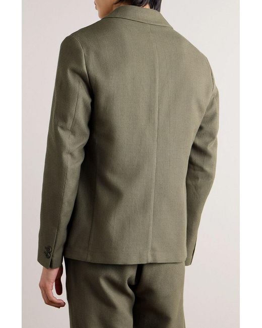 MR P. Waffle-Knit Cotton Suit Jacket in Green for Men | Lyst