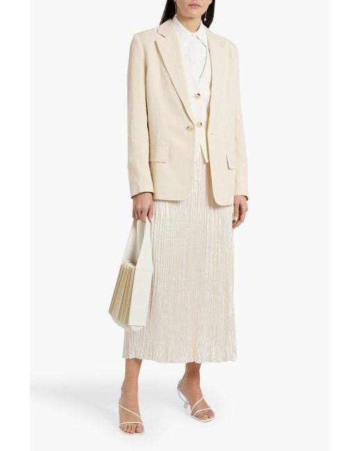 A.L.C. Arlo Ii Twill Blazer in White | Lyst