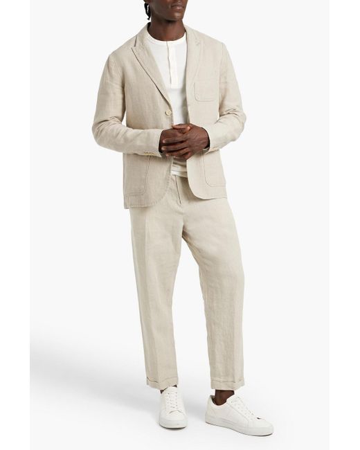 Alex Mill Linen Blazer in Natural for Men | Lyst