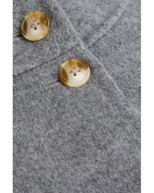 Loulou de Saison Nyma Wool And Cashmere-blend Jacket in Grey | Lyst UK