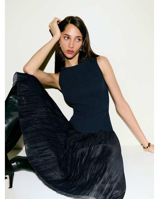 Reformation Cyra Dress in Blue | Lyst