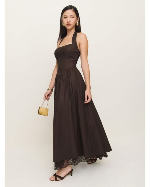 Reformation Talvi Dress in Natural | Lyst