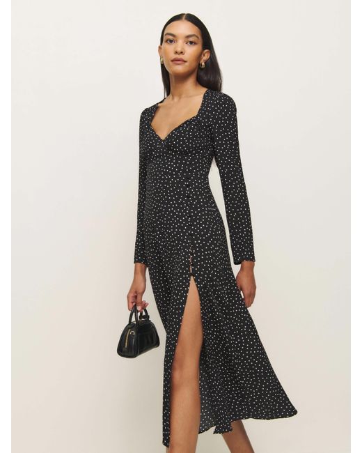 Reformation Elwen Dress in Natural | Lyst