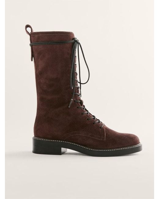 Reformation Ada Combat Boot in Brown | Lyst