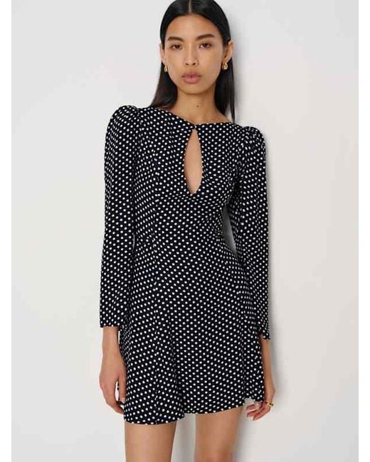 Reformation Lyons Dress 0 in Blue | Lyst UK