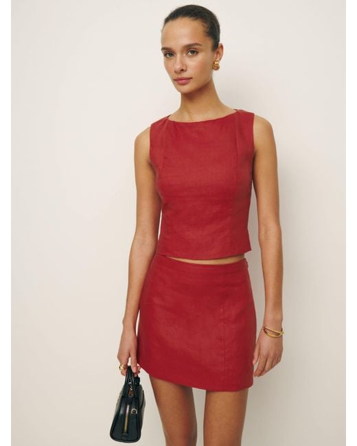 Reformation Petites Grace Linen Two Piece | Lyst