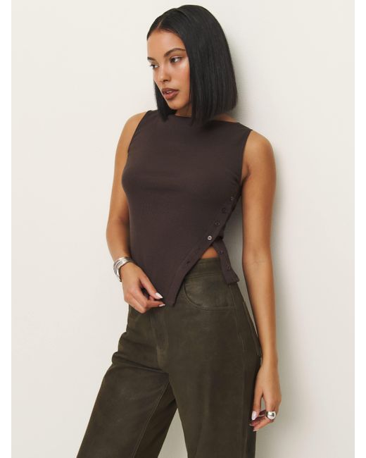 Reformation Hudson Knit Top | Lyst