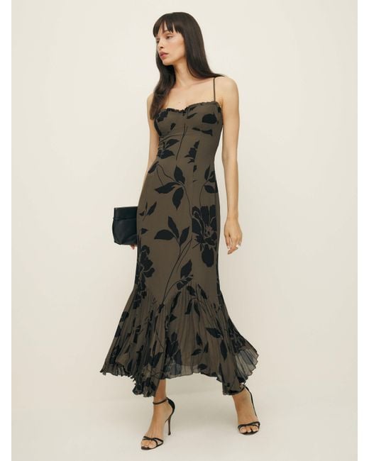 Reformation Aiko Dress in Natural | Lyst
