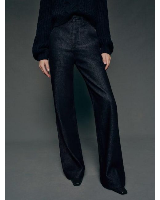 Reformation The Wisteria High Rise Trouser Jeans in Blue | Lyst