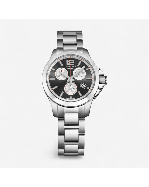 Longines Conquest Stainless Steel Quartz Watch L3.379.4.79.6 in ...