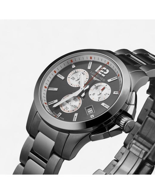 Longines Conquest Stainless Steel Quartz Watch L3.379.4.79.6 in ...