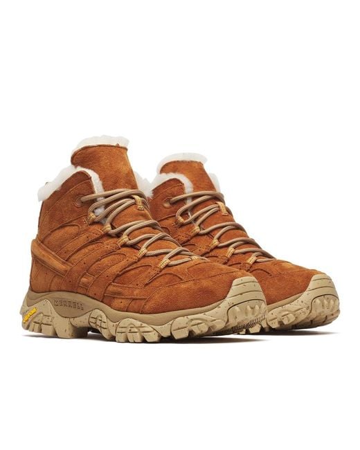 Merrell Women's Moab 2 Decon Mid Cozy Luxe in Brown | Lyst UK