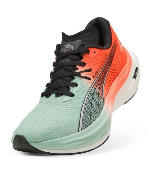 PUMA X Hyrox Women's Deviate Nitro 3 Running Shoes in Red | Lyst UK