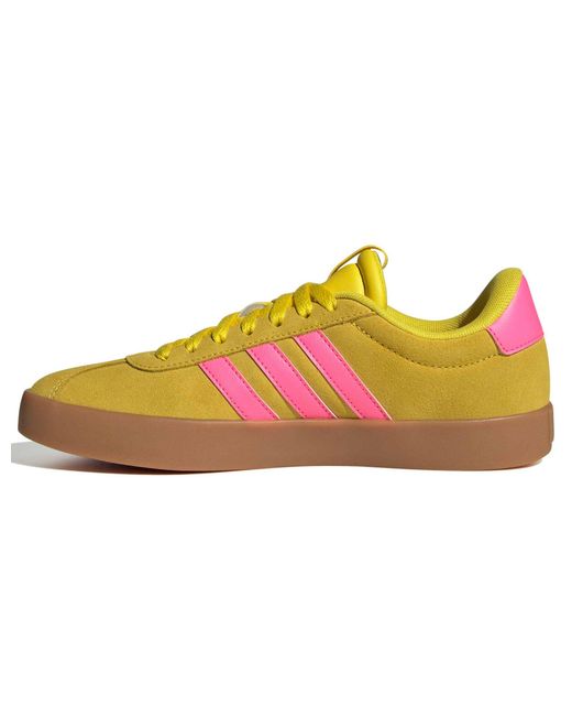 adidas Women's Vl Court 3.0 Shoes in Yellow | Lyst UK