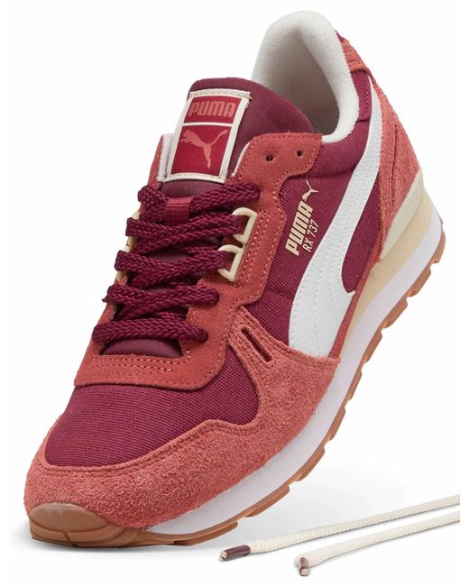 PUMA Women's Rx 737 Vintage Sneakers in Red | Lyst UK