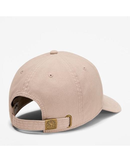 Timberland Soundview Embroidered Baseball Cap in Natural for Men | Lyst UK