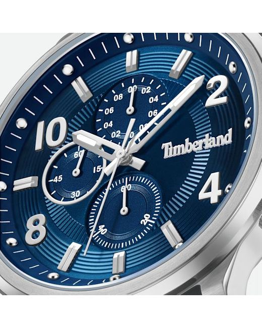 Timberland Driscoll Leather Strap Watch For in Blue for Men | Lyst UK